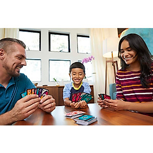Mattel Games UNO Flip! Card Game for Kids, Adults & Family Night with Double-Sided Cards in Collectible Storage Tin (Amazon Exclusive)