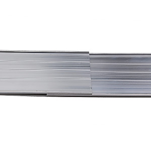 EasyFlex Aluminum Landscape Edging Project Kit, 8 Metal Garden Edging Pieces with Spikes, 48 feet, Mill