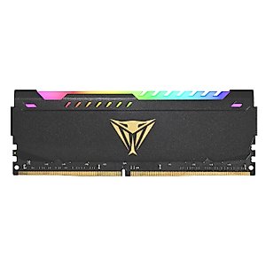 Patriot Viper Steel RGB DDR4 RAM 32GB (1X32GB) 3600MHz CL20 1.35v UDIMM Desktop Gaming Memory Module Compatible with XMP - PVSR432G360C0