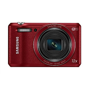 Samsung WB35F 16.2MP Smart WiFi & NFC Digital Camera with 12x Optical Zoom and 2.7" LCD (Red)