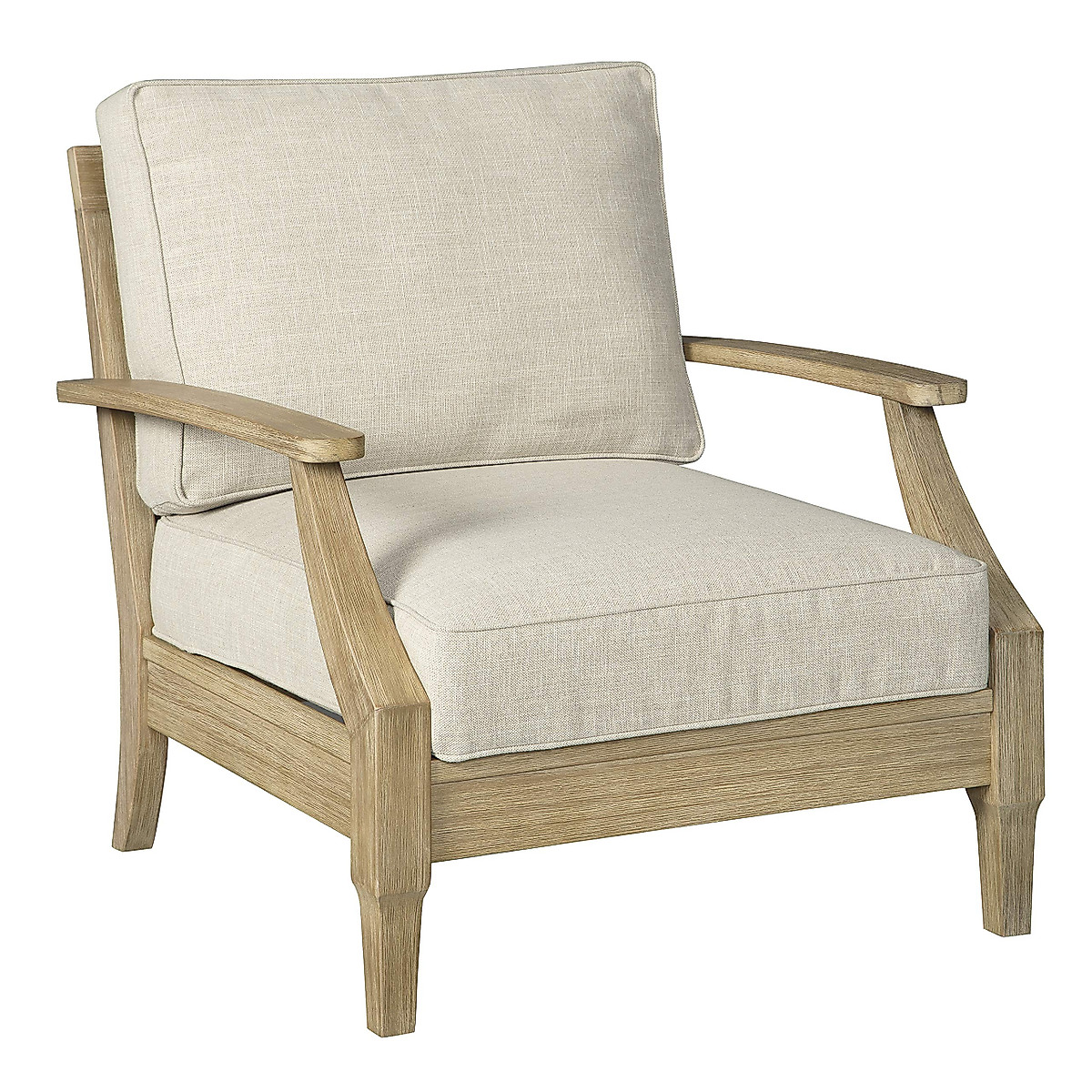 Signature Ashley Clare View Lounge Chair + Gerianne End Table Outdoor Furniture Set