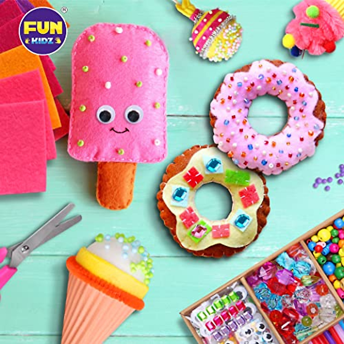 3 Layers Jumbo Arts and Crafts Supplies Warehouse, DevelopeByPlay 1600+ Premium Huge Ultimate Craft Materials Kit for Kids 4-8 Big Creative Activities Gift Large Stuff for Girls and Boys, 17.91Wx12.4L