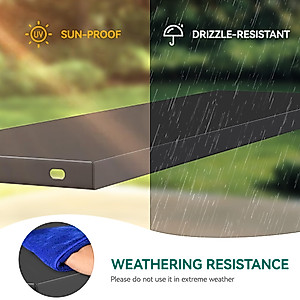 YITAHOME Metal Storage Shed Shelves for 59 cuft Vertical Outdoor Storage Shed，2PCS Space-Saving Waterproof Shelf with 8 Screws for Outdoor Storage Sheds, 51 inx13.8 in, Easy Assembly, 22 lbs, Black