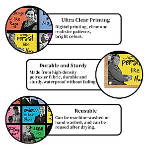 Black History Month Backdrop Black History Month Banner Black History Month Poster Pan African American Decoration and Supplies for Home