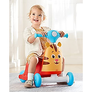 Skip Hop 3-in-1 Baby Activity Push Walker to Toddler Scooter, Daniel Tiger