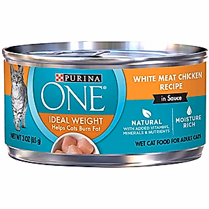 Purina ONE Ideal Weight White Meat Chicken Recipe (12 CANS) (NET WT 3 OZ Each)