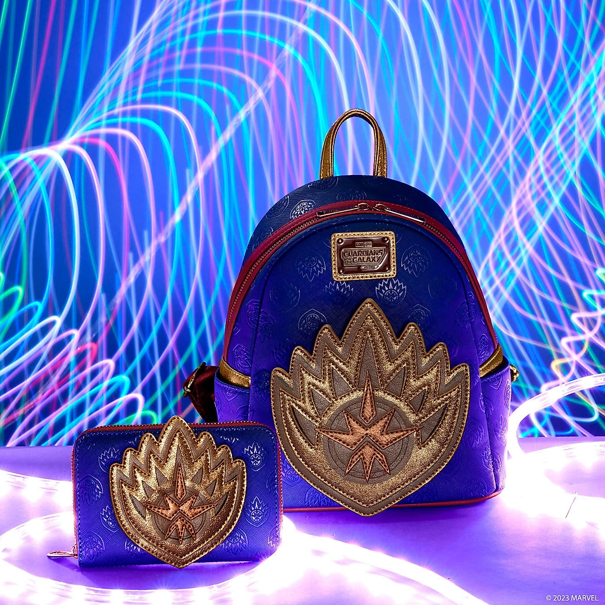 Loungefly Marvel Guardians of The Galaxy 3 Ravager Badge Mini Backpack