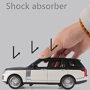WXXGY for Land Rover Range Rover. 1/24 Alloy Car Model Diecasts Toy Vehicles Metal Car Model Collection Kids Gift ( Color : Black )
