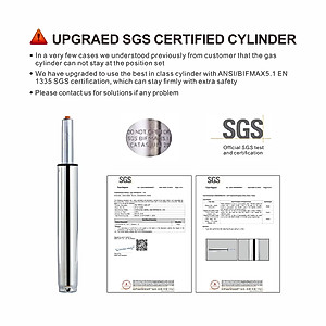 Grace & Grace Height Adjustable Rolling Swivel Tall Stool Chair with Back Support,Heavy Duty Stool with Wheels for Salon,Massage, Factory, Shop,Work (Black,with Back Support)