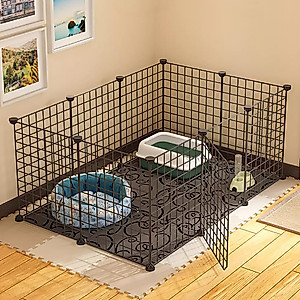 30Pcs Wire Cube Connectors Plastic Storage Cube Connectors, Wire Grid Cube Organizer Connector for Modular Closet Storage Organizer and Wire Shelving, Black