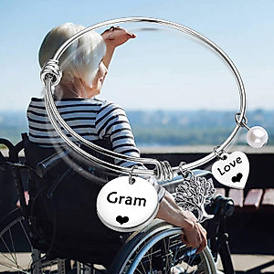ENSIANTH Gram Bracelet Grandma Gift Mother’s Day Jewelry Gift Idea for Grams (Gram Bracelet)