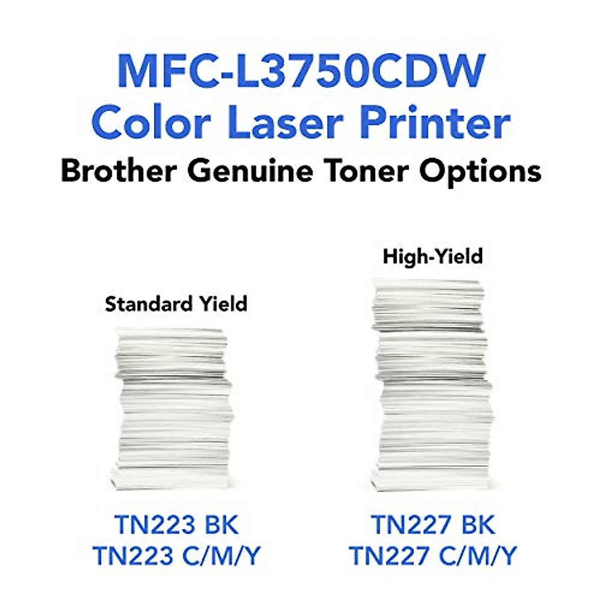 Brother MFC-L3750CDW Digital Color All-in-One Printer, Laser Printer Quality, Wireless /Duplex Printing, Amazon Dash Replenishment Ready