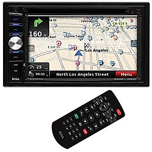 BOSS Audio Systems BV9384NV GPS Navigation - Double Din, Bluetooth Audio and Calling, 6.2 Inch LCD Touchscreen, Built-in Microphone, MP3, CD, DVD, USB, SD, AM/FM Radio Receiver