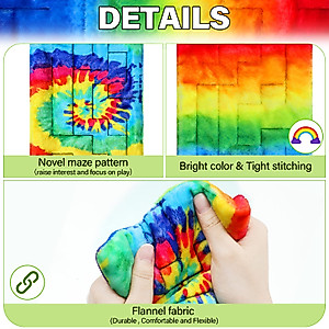 2 Pack Marble Maze Mat Sensory Fidget Stress Relief Toys Calming Toys for Teens Adults, Relieve Anxiety, Relax and Improve Focus, Tactile Sensory Toys for Classroom School Supplies, 2 Styles
