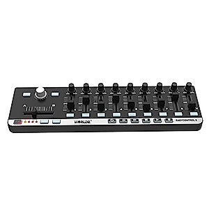 Btuty Portable Mini USB 9 Slim-Line Control MIDI Controller Keyboard Controller