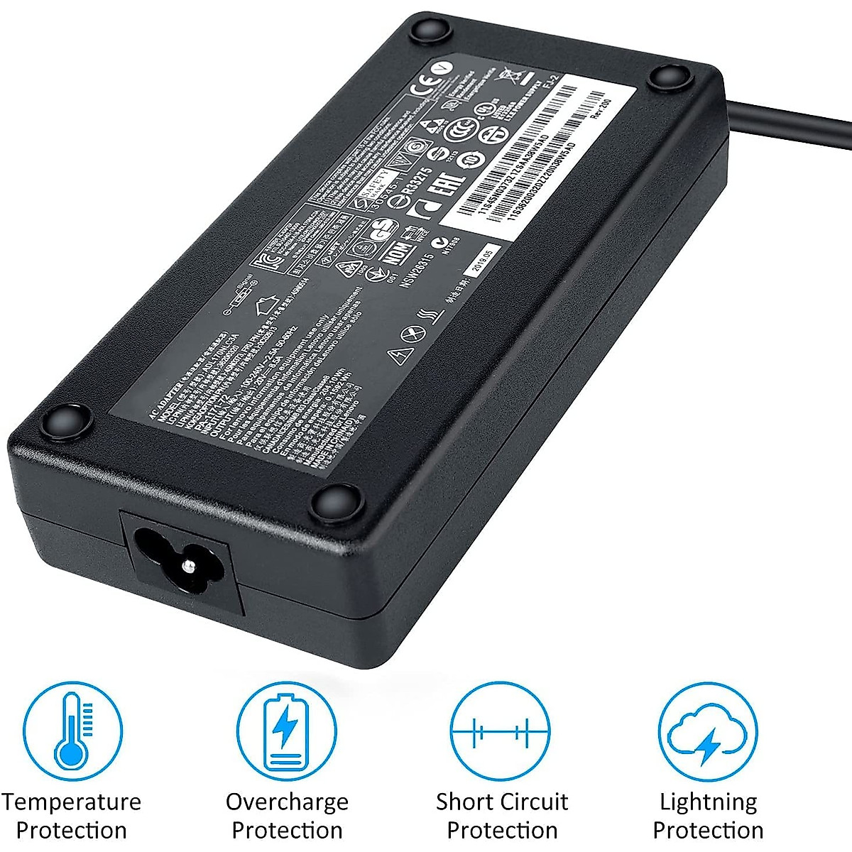 170W ThinkPad AC Charger for Lenovo ThinkPad P1 P50 P51 P52 P53 P70 P71 P73 P15 P17 P15v P15g T15g T15p W540 W541 T540P 4X20E50574 ADL170NDC3A ADL170NLC3A PA-1171-71 ADL170NLC2A