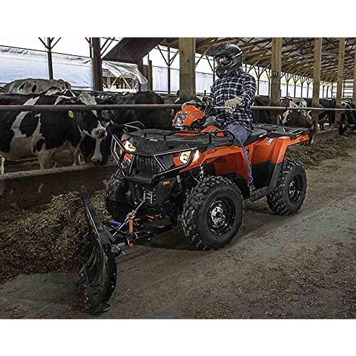 Polaris Glacier® Pro Lock & Ride Steel ATV Plow Frame, Black - 2879630