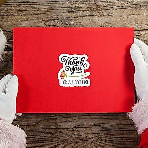 Muminglong 1.5 Inch Thank You for All You Do Stickers, Small Shop Stickers, Thank You Sticker,Small Business, Packaging Sticker, 500 PCS