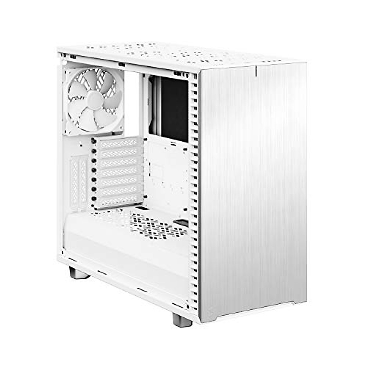 Fractal Design Define 7 White Brushed Aluminum/Steel E-ATX Silent Modular Tempered Glass Window Mid Tower Computer Case