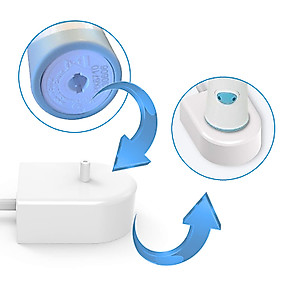 Electric Toothbrush Charger Replacement HX6100 Charging Base for Philips Sonicare Toothbrush Electric Flosser, HX3000 / HX6000 / HX8000 / HX9000 Series Portable Waterproof 3.6ft Power Cord by LAP POW