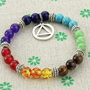 Kivosliviz Gift for Sobriety Bracelet Alcoholics Anonymous Gifts AA Bracelets for Women AA Bracelet