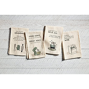 Mud Pie Funny Mom Towel, Good, 8" x 13"