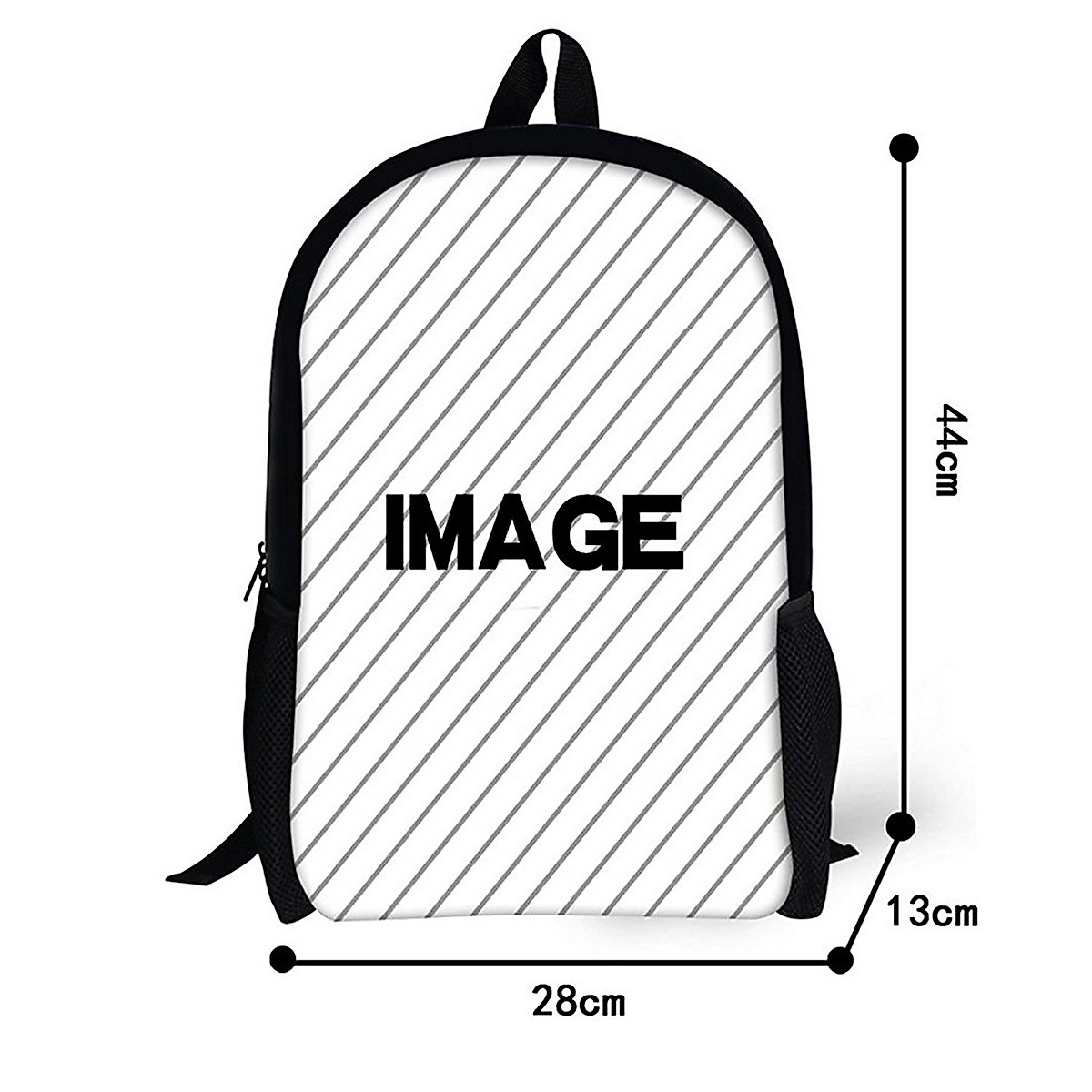 SARA NELL Girls Boys Bag Motocross Stylized Symbol Backpack For School College Laptop Bags Outdoor Daypack