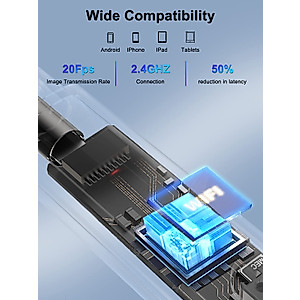 New Generation Ear Wax Removal, Wireless 1296P HD Image Ear Wax Removal Tool with Camera and 6 LED Lights Compatible with Phones Ipad New Generation