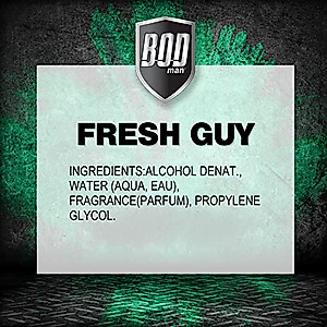 Bod Man Fresh Guy For Men Fragrance Body Spray, 8 oz