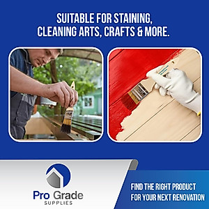 Pro Grade - Chip Paint Brushes - 96 Ea 1.5 Inch Chip Paint Brush Light Brown