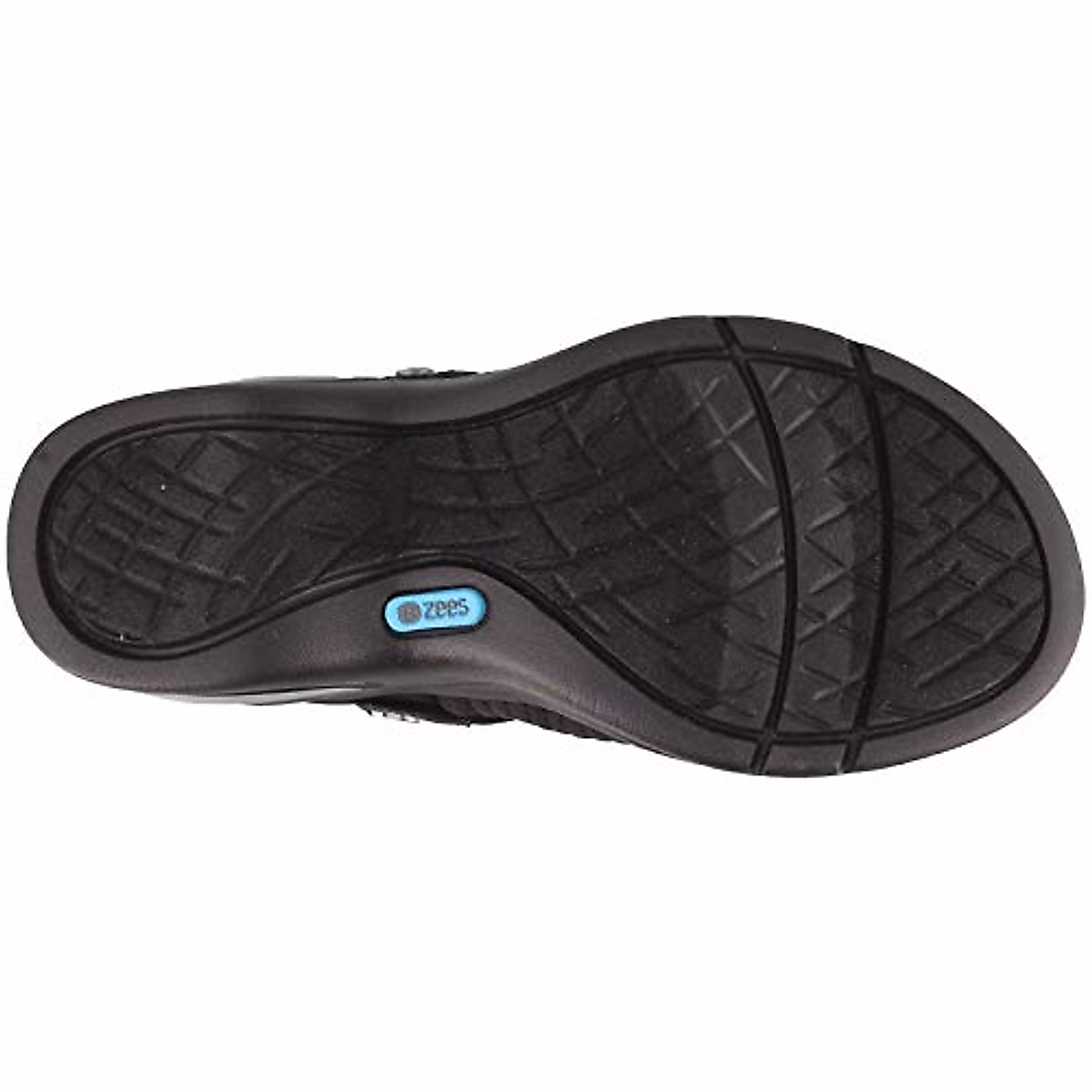 Bzees Women's Kitty Shoe, black oversized geo print, 10 M US