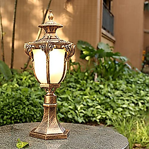 Enlylyog Fashion Simple European Style Home Outdoor Garden Lamp Villa Aisle Gate Wall Head Lamp Lawn Waterproof Stigma Wall Lamp