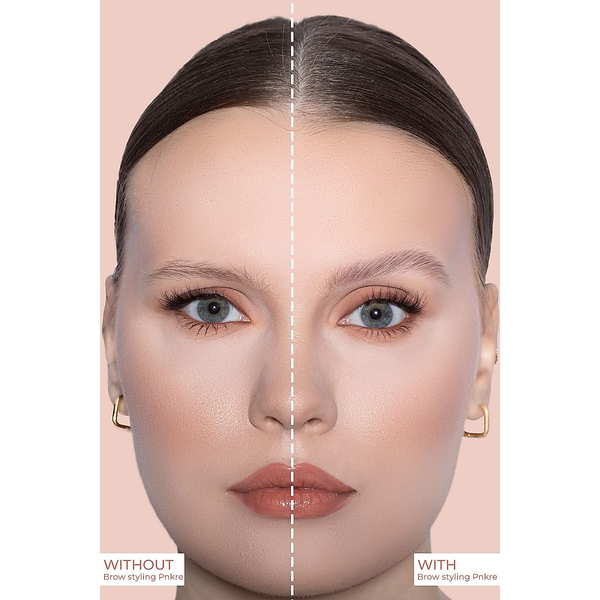PNKRE Eyebrow Styling Wax Soap Kit Brow Freeze Pomade Organic Makeup Gel - 1.70 OZ /50 ML