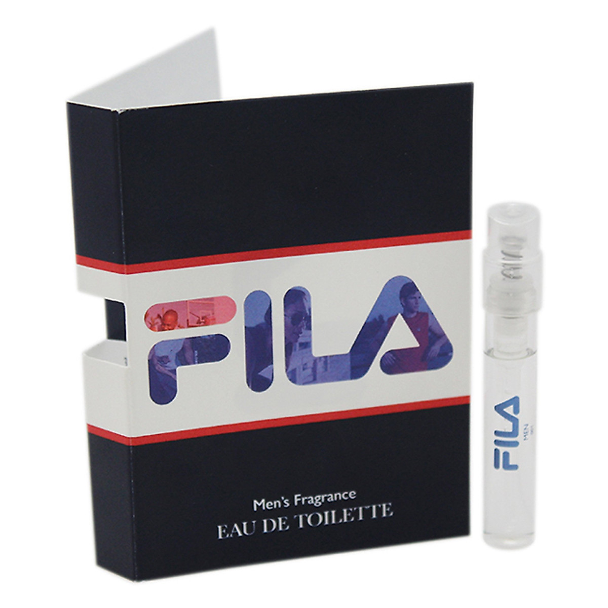 FILA Fragrance for Men - Eau de Toilette for the Active Man - Amber Fougere with Notes of Bergamot, Sage and Vetiver - Iconic, Refreshing Scent for Day or Night - Mini, 1.5 ml