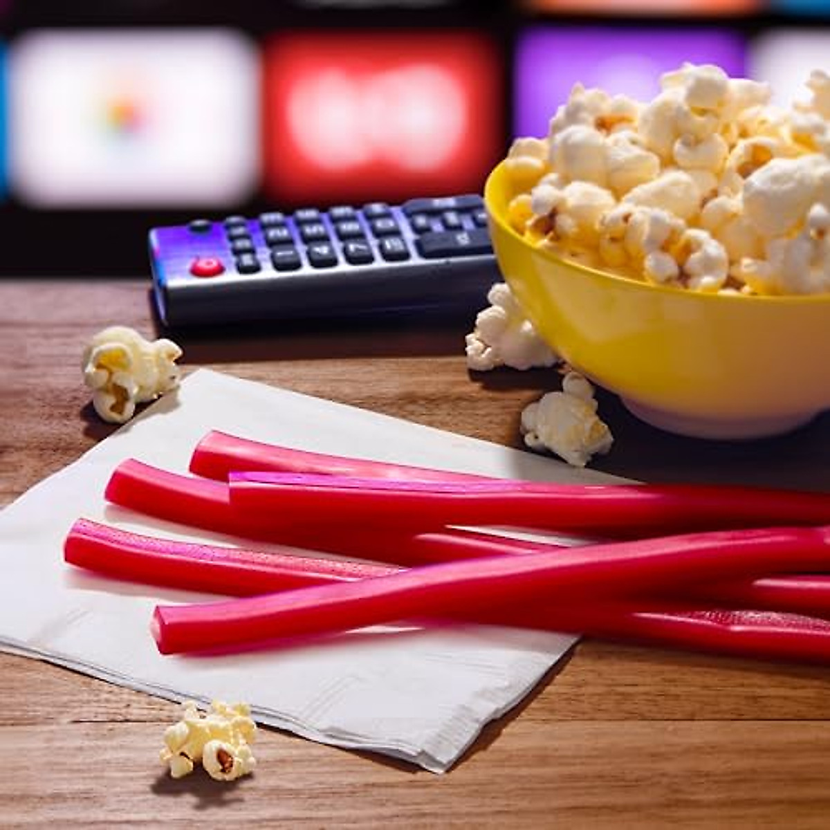 SweeTARTS Soft & Chewy Ropes Candy, Tangy Strawberry Flavor, 9 Ounce Pouch