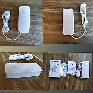 WiFi Water Sensor 100dB Alarm, Smart Water Leak Detector, Tuya APP Free Remote Monitoring of Leakage, 5.9FT Detection Line, Mute / 6 Ringtones Adjustable, Can Open SMS and Phone Notification Function