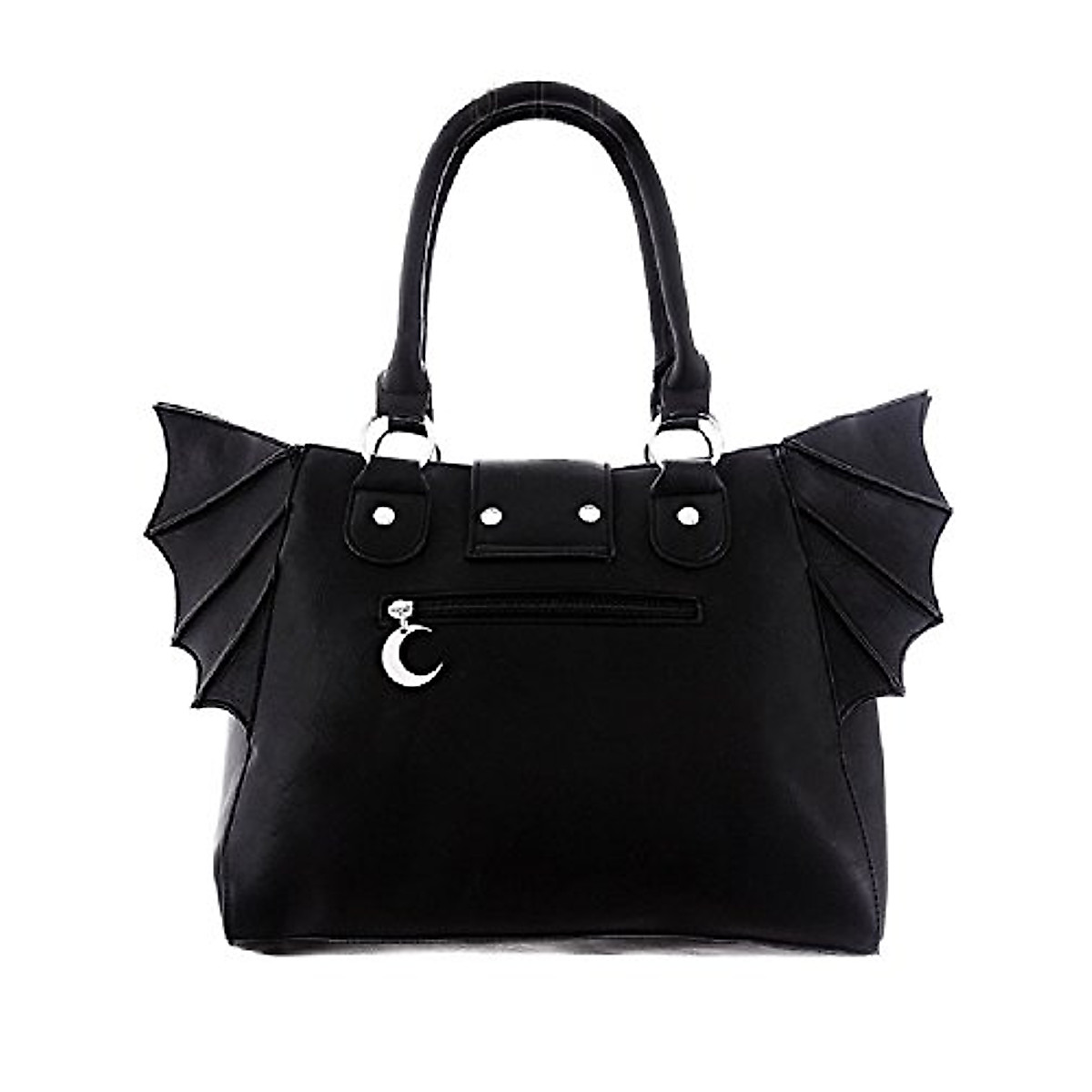 Restyle Gothic Bat Wing Crescent Moon Purse Handbag Witchcraft Wicca Punk Bag One-Size