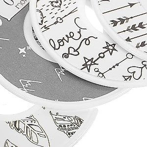 BESTOYARD 8pcs Clothing Divider Baby Clothes Separators Nursery Closet Organizer Baby Closet Size Dividers Infant Clothes Plastic Baby Divider for Closet Double Sided Drawer Newborn