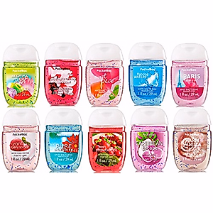Bath & Body Works PocketBac Hand Sanitizer Classic Favorites 10pc Bundle (Scents Vary)