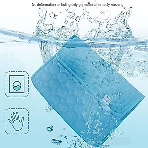 BUNGAA Lobster Clasp,Jewellery Clasps, Dog Cooling Mat Large and Washable Pet Beds Ice Pad Sofa House Puppy Couch Kennel Pet Supplies Cat Hammock Dog Accessories (Color : Pink, Size : M 60x50cm)