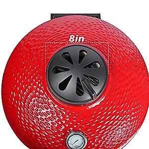 FIRELOOP Cast Aluminum Vented Chimney Top Cap, Louisiana Grills Top Vent Replacement Parts, Top Damper Vent for Vision Grills Classic B Series 18 Inch Pit Boss 71220, 71240