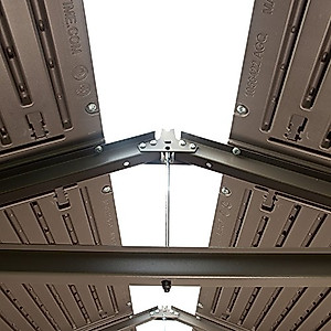 Lifetime 60042 7' X 7' Outdoor Storage Shed, Desert Sand