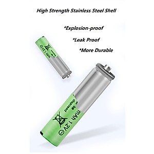 Cotchear 1.2V AAA Rechargeable Battery, AAA 700mAh Rechargeable Ni-MH Batteries 4 Pcs AAA Battery - Rechargeable Cycle Used More Than 500 Times (4 pcs)