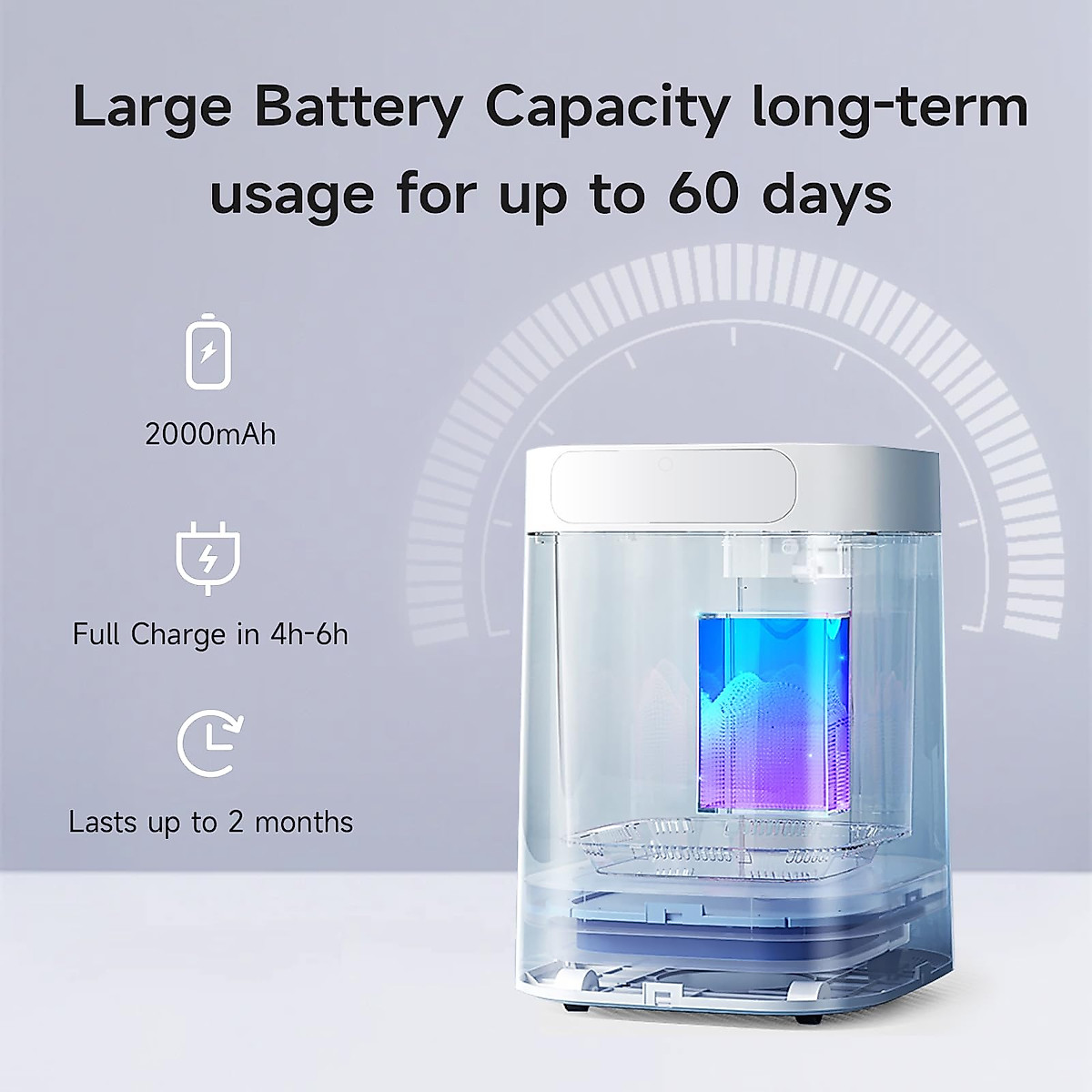 Automatic Trash can 4.6 gallons,Self-sealing&self-changing Smart Garbage can,Motion Sensor activated Rechargeable touchless with lid for Kitchen Bathroom Bedroom,with 6 refill Rings-150 bags