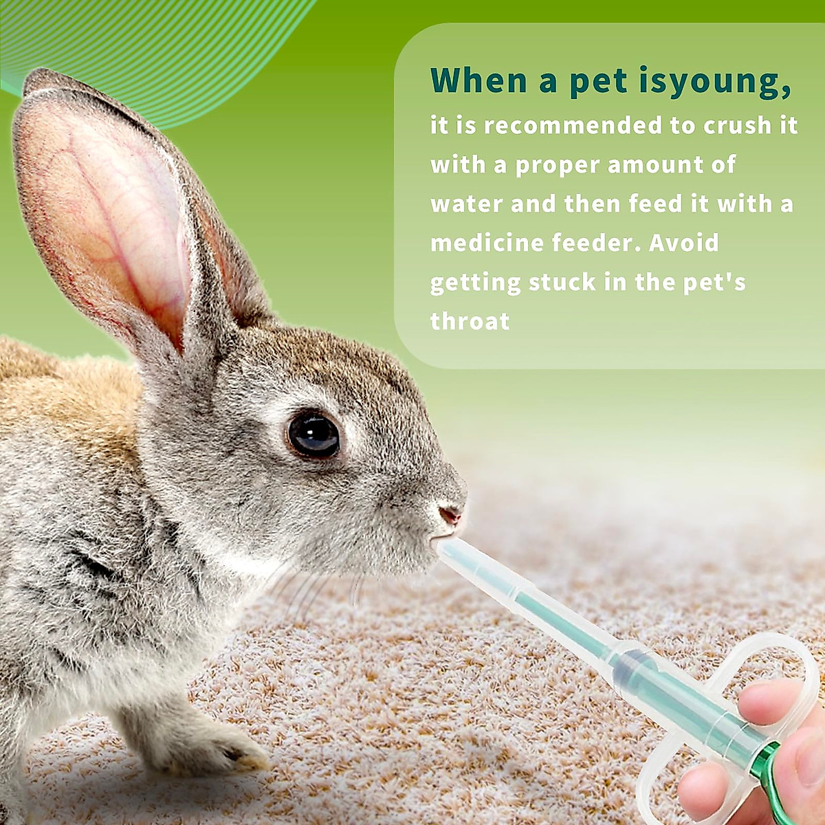 NUTRIARISE Digestive Support Grass-Based Supplement for Rabbit- High Fiber, Probiotics，Prevent GI Stasis, Promote Intestinal Motility and Minimize Intestinal Disease, 36 Tablets.