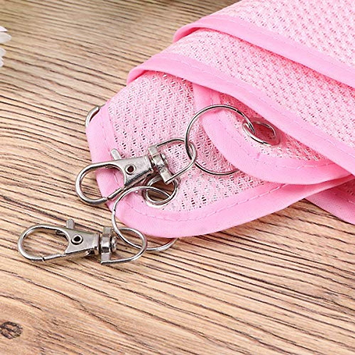 POPETPOP 2Pack Mesh Hamster Hammock for Cage-Gerbil Swing Hanging Chinchillas Bed Guinea Pig Nest Squirrel House for Rat Small Animal Hammock Random Color Size M