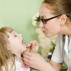 Nuanchu 4 Pieces Stainless Steel Tonsil Stone Removal Pick Tonsillolith Tool Oral Cleaner to Get Rid of Bad Breath