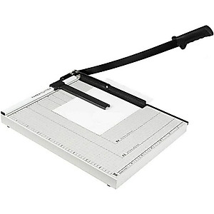 Paper Cutter Guillotine Style 18" Cut Length X 15" Inch Metal Base Trimmer
