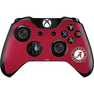 Skinit Decal Gaming Skin compatible with Xbox One Controller - Officially Licensed College University of Alabama Seal Design
