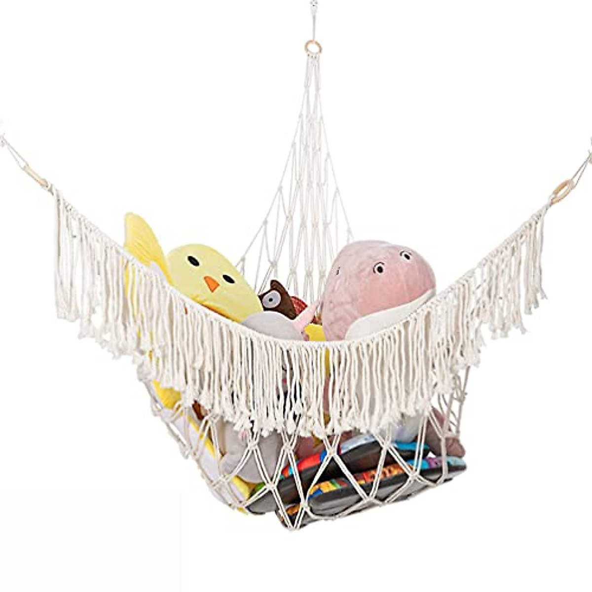 BESPORTBLE Stuffed Animals Toys Toys Toys Stuffed Animal Toy Hammock Toy Organizer Storage Net Plush Toys Holder Hanging Corner Net for Keeping Rooms Clean Toys Toys Toys Exercise Ball